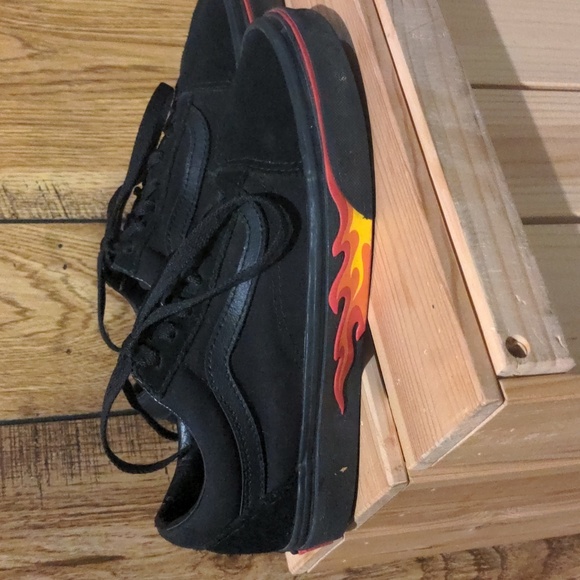 Vans | Shoes | Vans Wall Of Flame | Poshmark